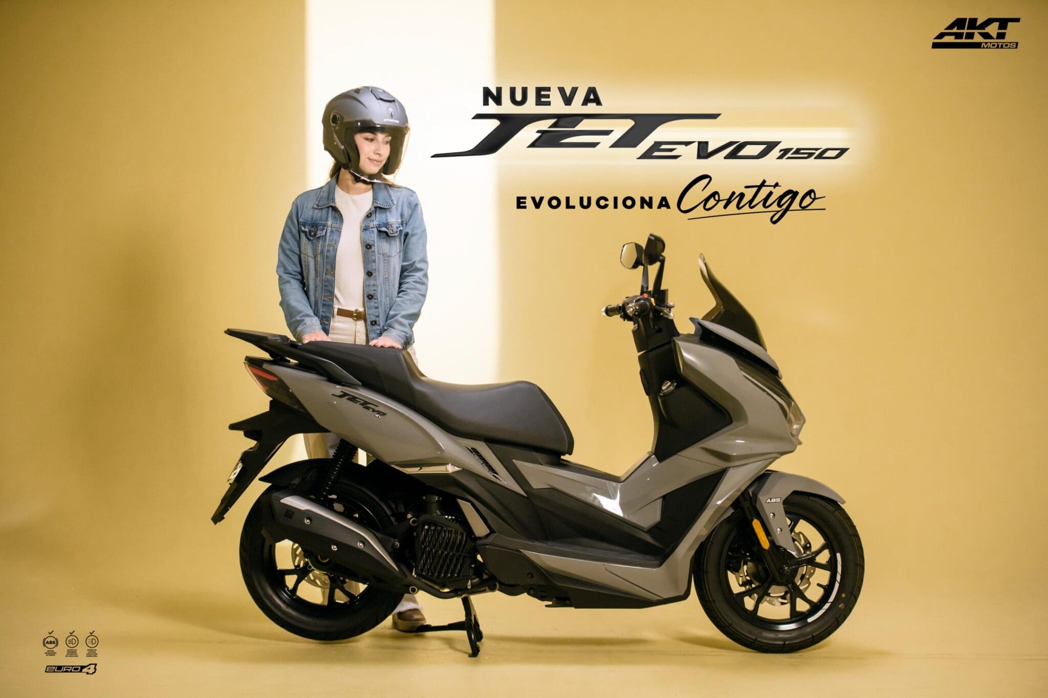 AKT presenta la nueva motocicleta automática JET EVO 150 - REVISTA AUTOSMAS